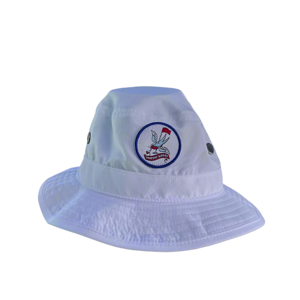 Droppin’ Birdies Patch Performance Bucket Hat with Aloha Trim – The ...
