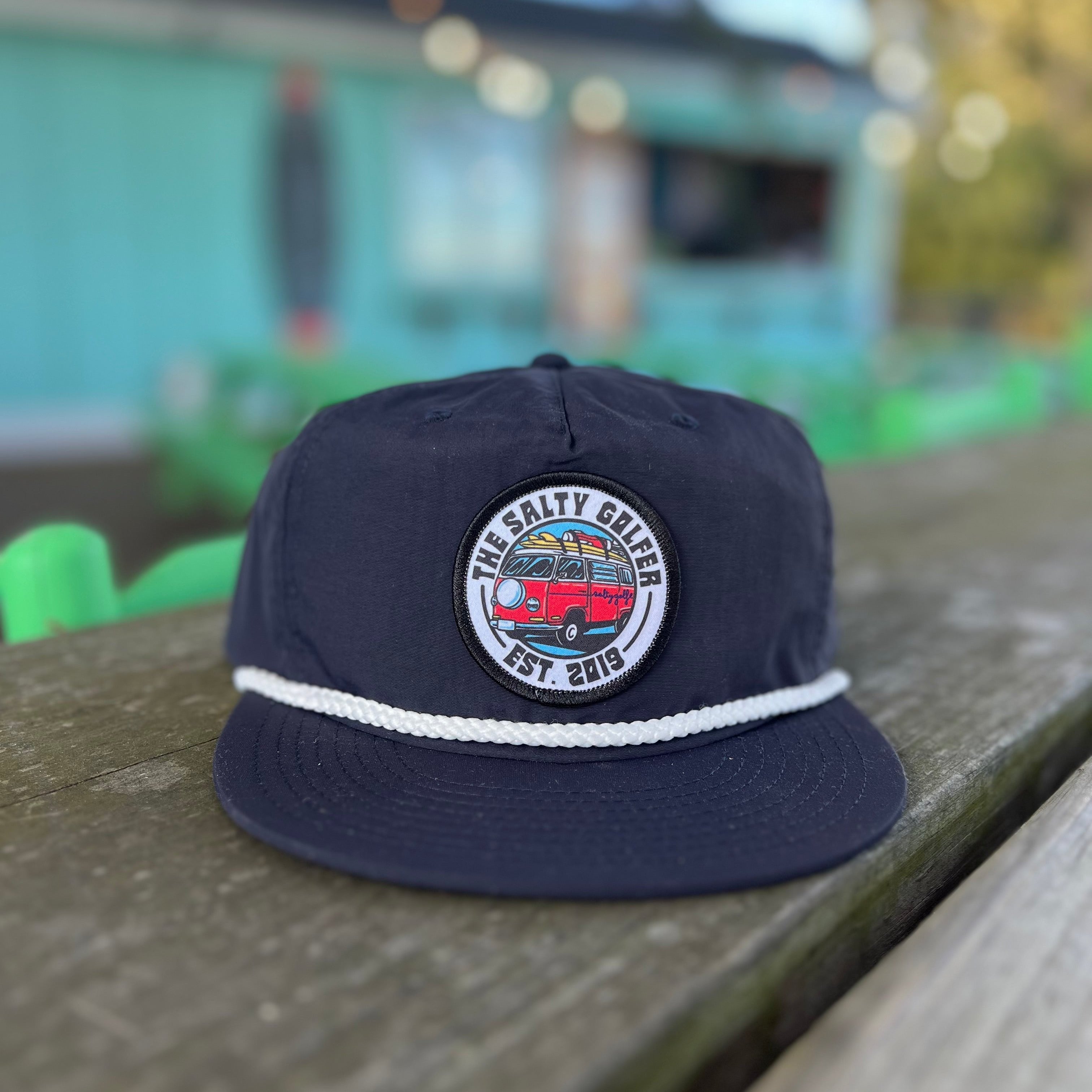 The Hippie G Navy Rope Patch Surf Hat – The Salty Golfer